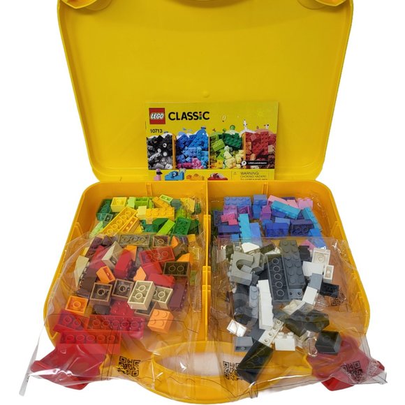 Lego | Toys | Lego Classic Creative Suitcase 713 Yellow Sorting Storage ...